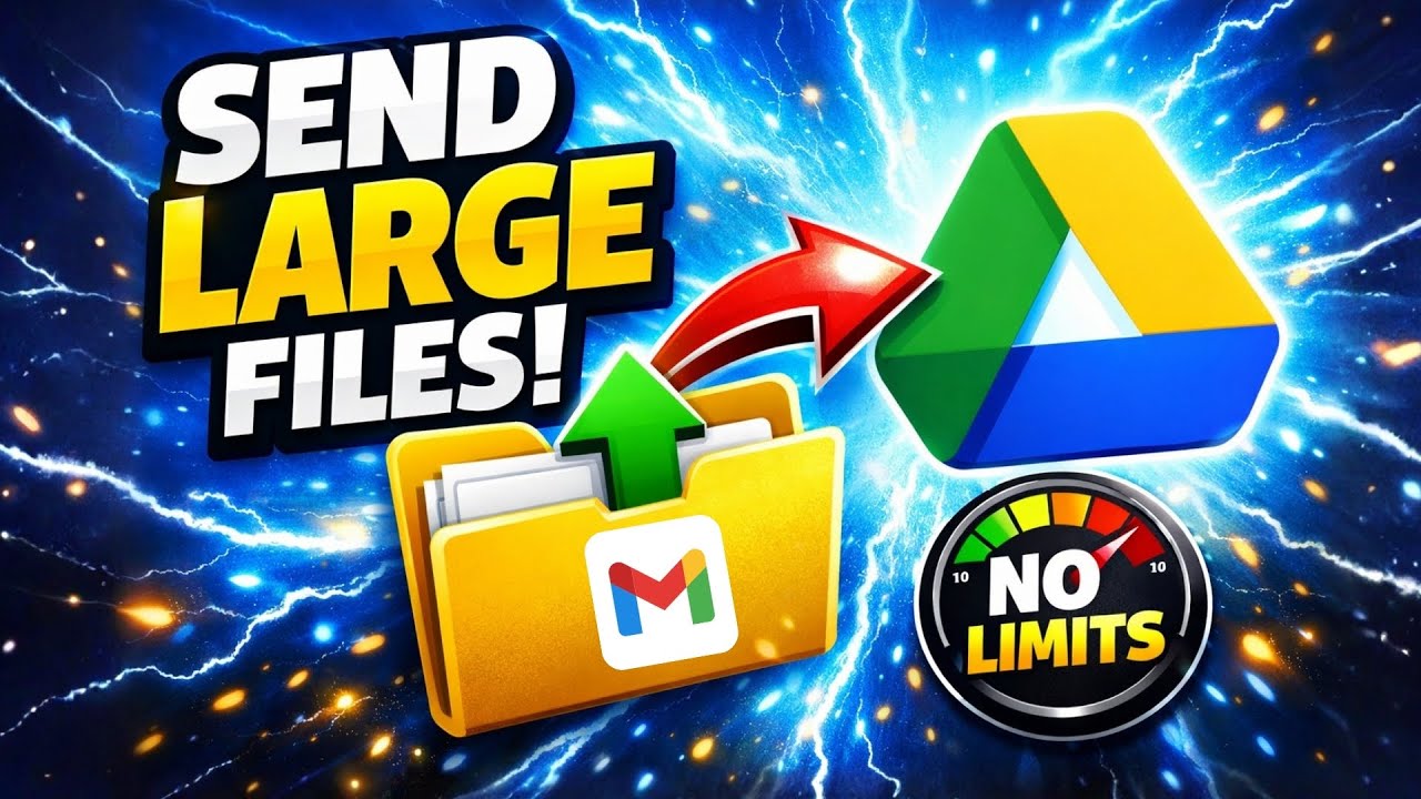 How To Send Large Files Using Google Drive - No Limits - YouTube