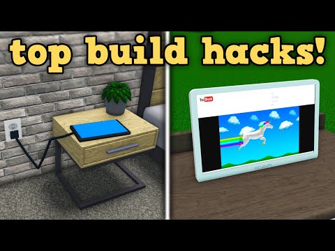 Top 10 Bloxburg Build Hacks!