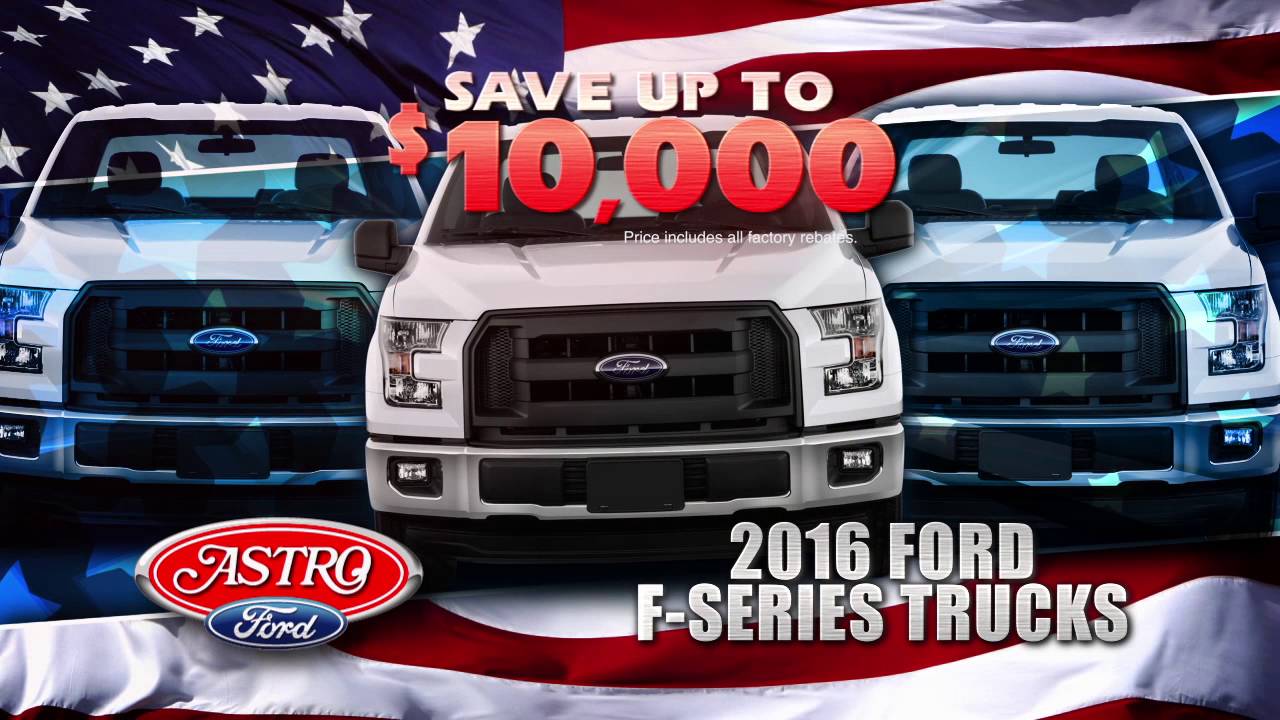 Astro Ford - Ford Freedom Sales Event Trucks - YouTube
