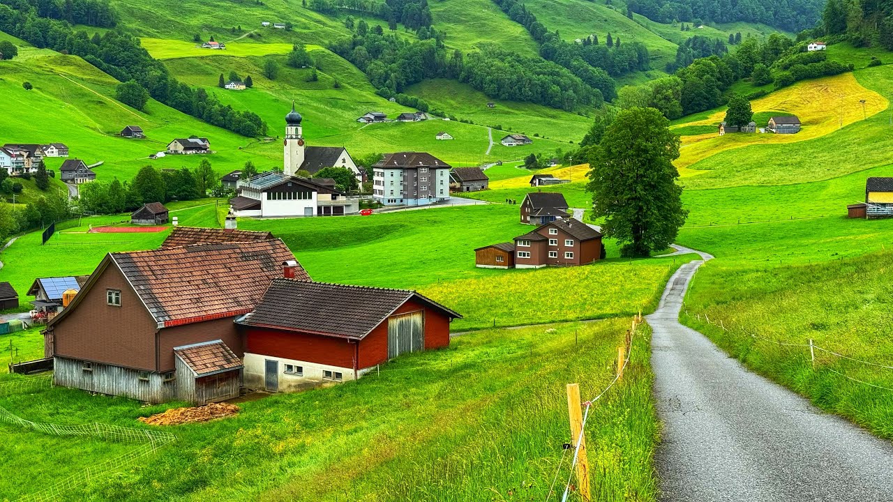 Switzerland - Relaxing walk in the most beautiful places in ...