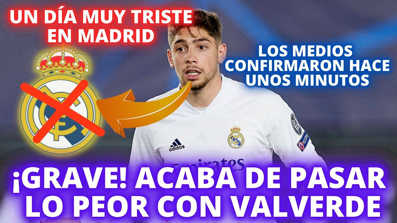 ¡GRAVE! ¡UN DÍA MUY TRISTE EN MADRID! ACABA DE PASAR LO PEOR CON ...