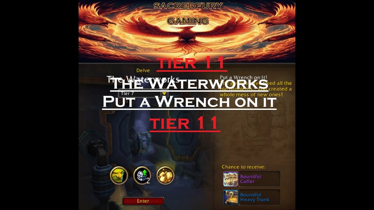 The Waterworks put a wrench on it tier 11 delve WoW Havoc Demon Hunter ...