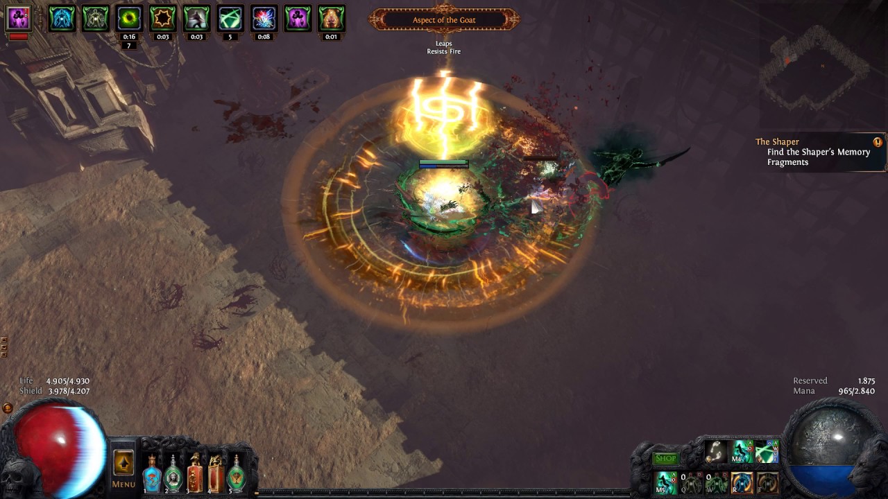 [POE2.6] Trinity Blade Flurry - Chimera - YouTube