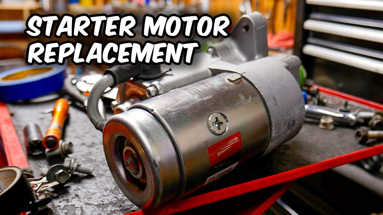 90-94 Lexus LS400 Starter Motor Replacement - Part 2 - Removing Lower ...