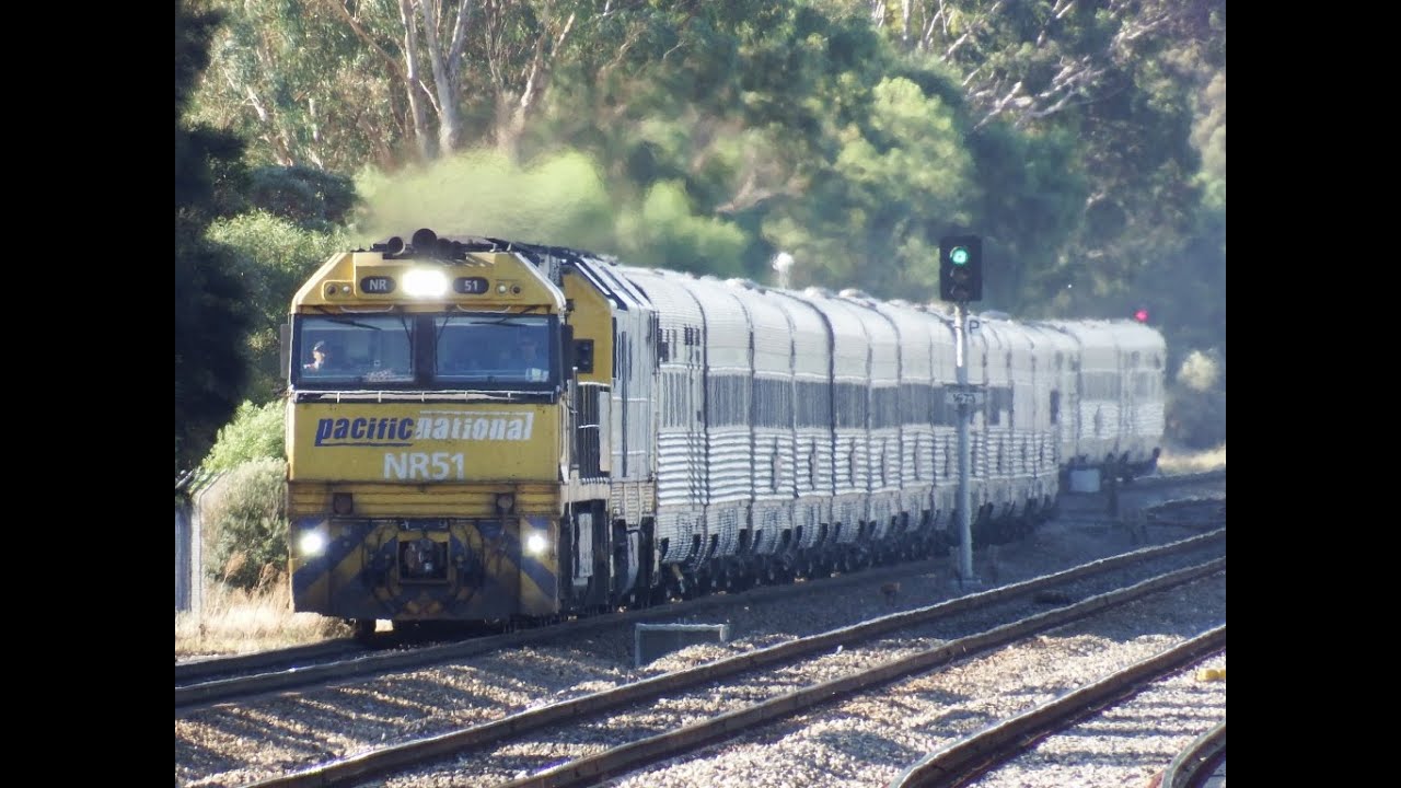 INDIAN PACIFIC through Parafield garden Station ADELAIDE - YouTube