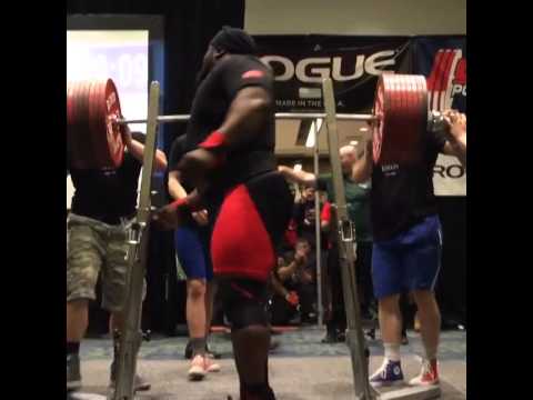 Ray Williams 422.5 kg (931 lb) raw squat - Unofficial World Record ...