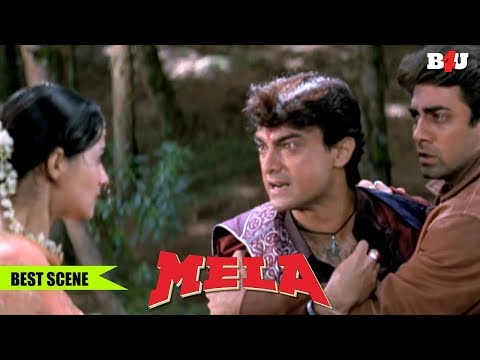 Angry Aamir Khan Slaps Twinkle Khanna | Mela | Twinkle Khanna, Aamir Khan | Full HD