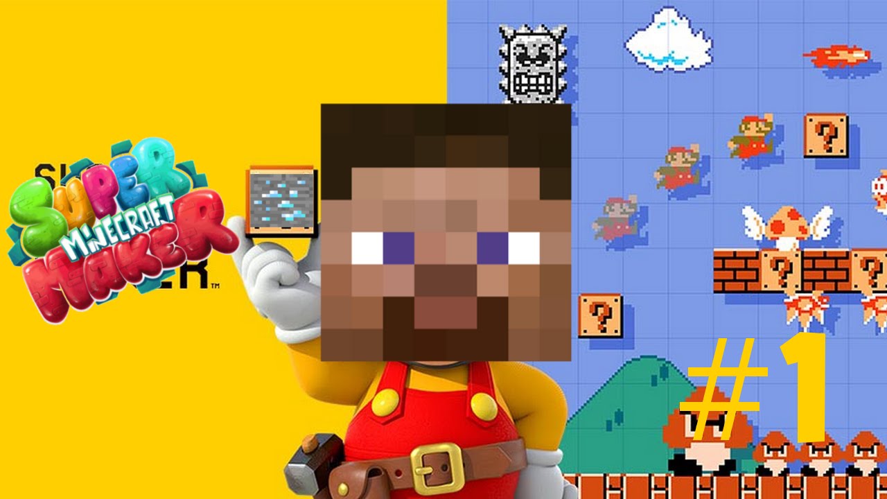 SUPER MARIO MAKER IN MINECRAFT! (Mincade Server) - YouTube