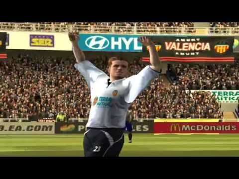 PC Retro FIFA 2003 Gameplay Valencia vs FC Barcelona