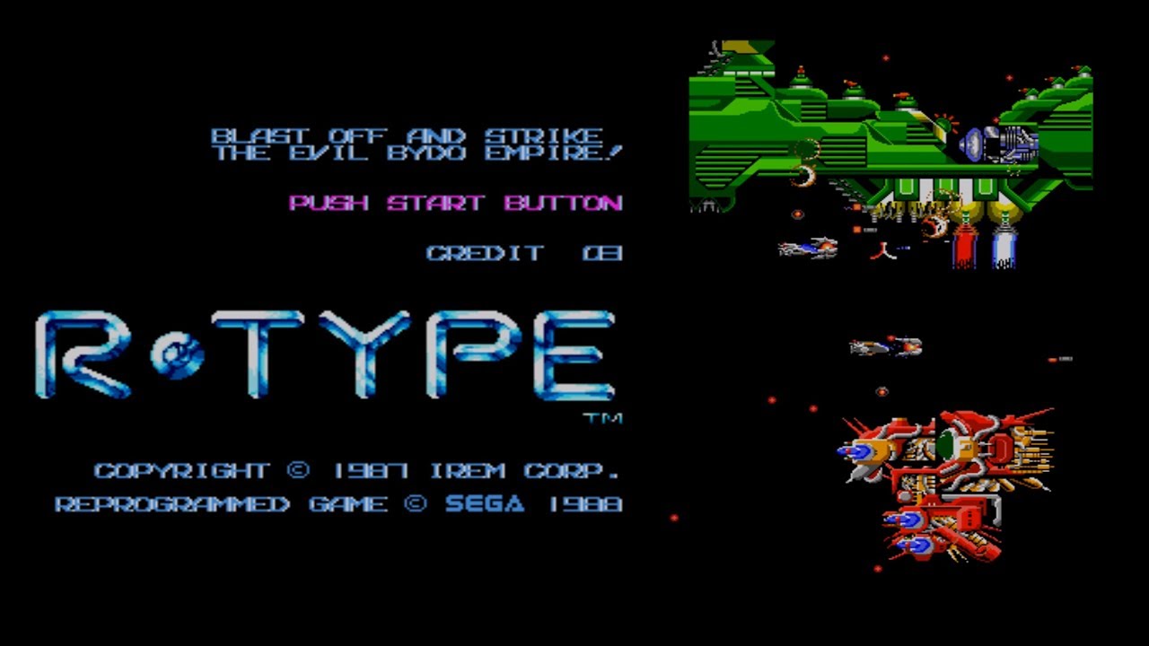 【Master System Longplay R-TYPE】R-TYPE （SEGA MarkIII）OP～ED（クリア） - YouTube