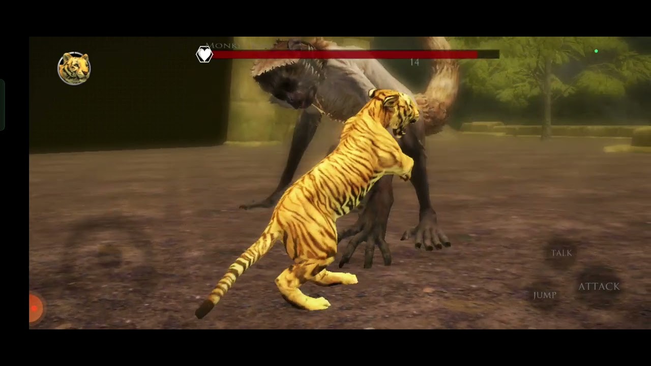 tiger Vs monkey King 👑 ultimate tiger simulator 2 - YouTube