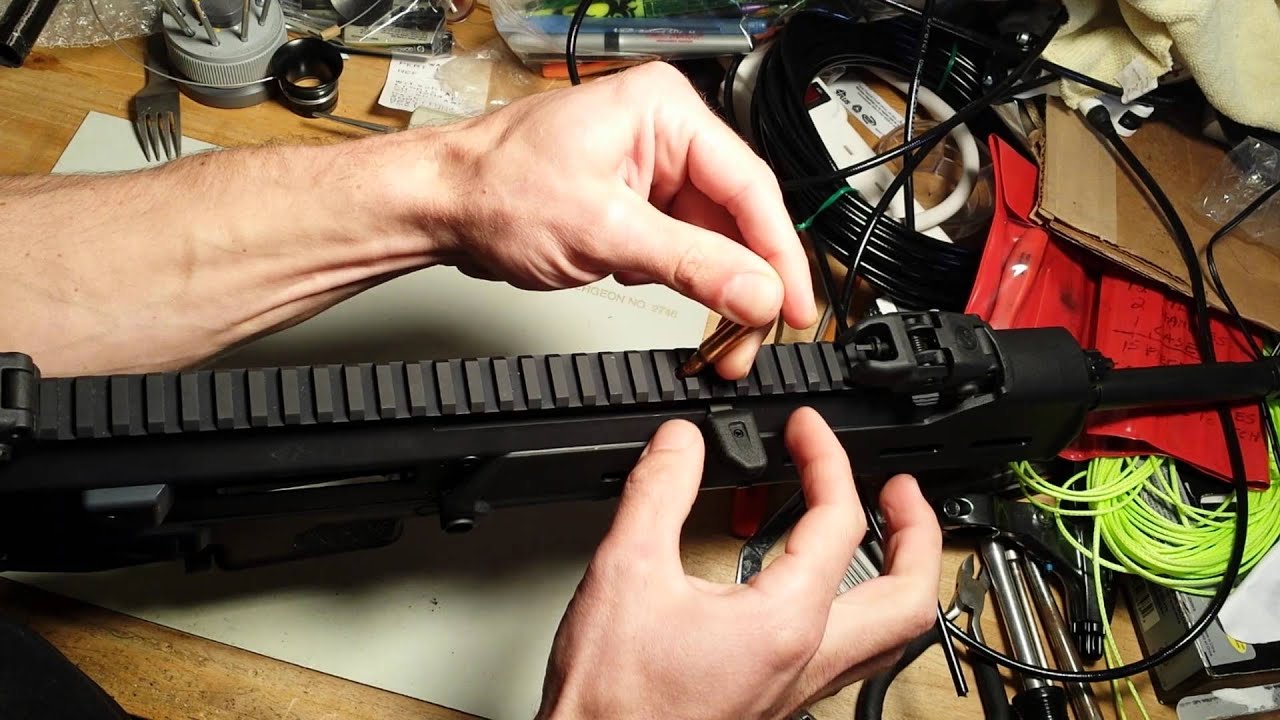 Bushmaster ACR Charging Handle Swap - YouTube