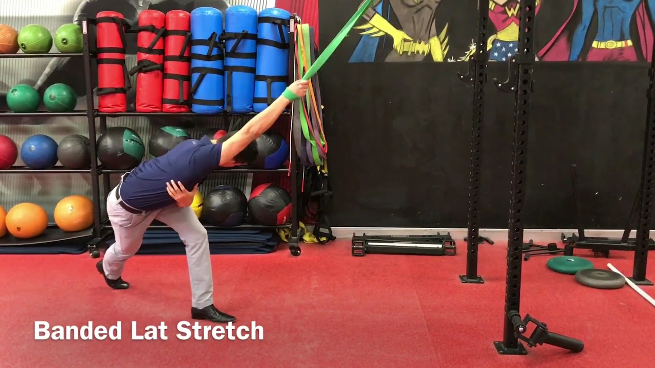 Mobility exercise: Banded Lat Distraction - YouTube