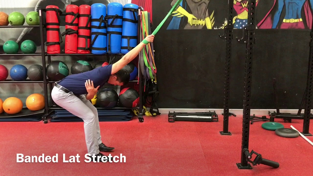 Mobility exercise: Banded Lat Distraction - YouTube