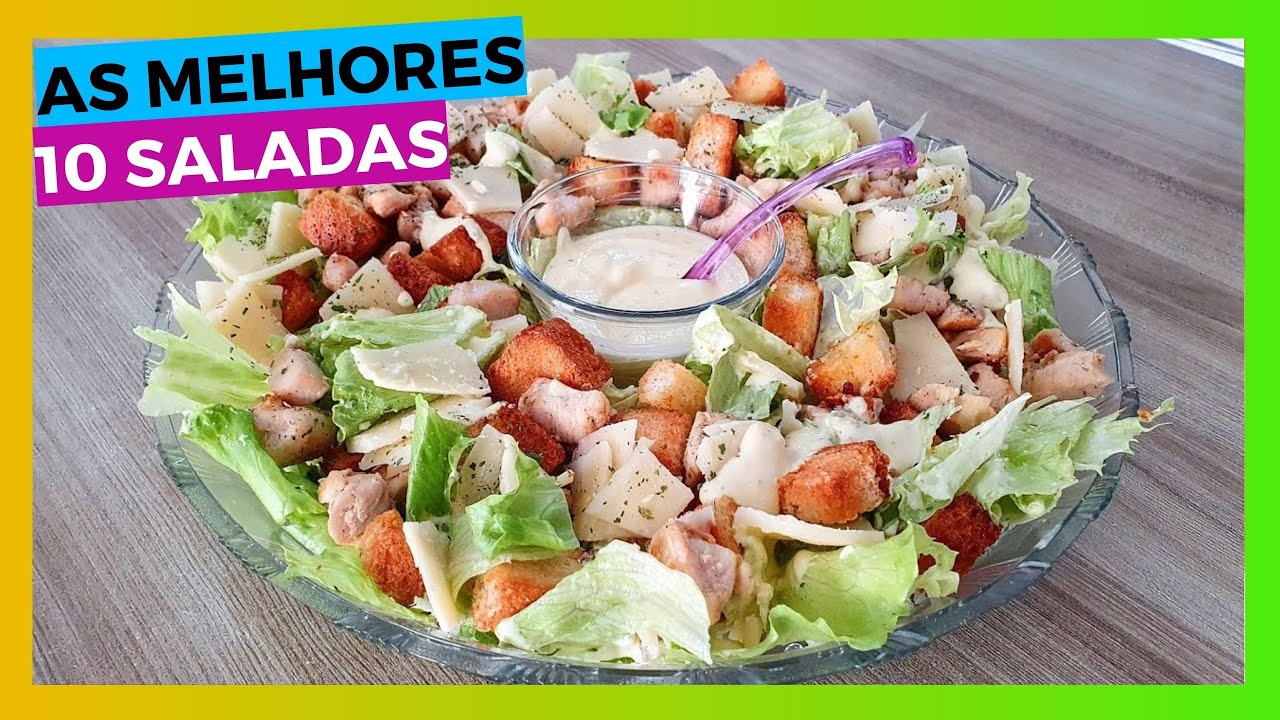AS 10 MELHORES SALADAS - YouTube