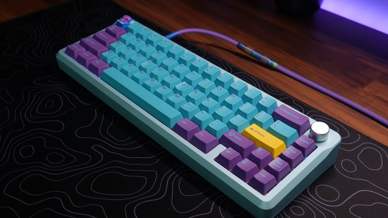 My SKELETOR keyboard build, The kapco HJS AL65 Tiffany color - With GMK ...
