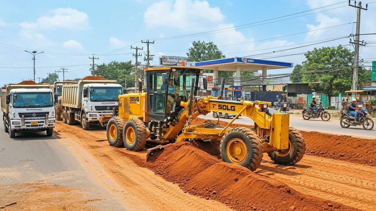 Precision Road Grading SDLG Motor Grader Shapes the Future Highway ...
