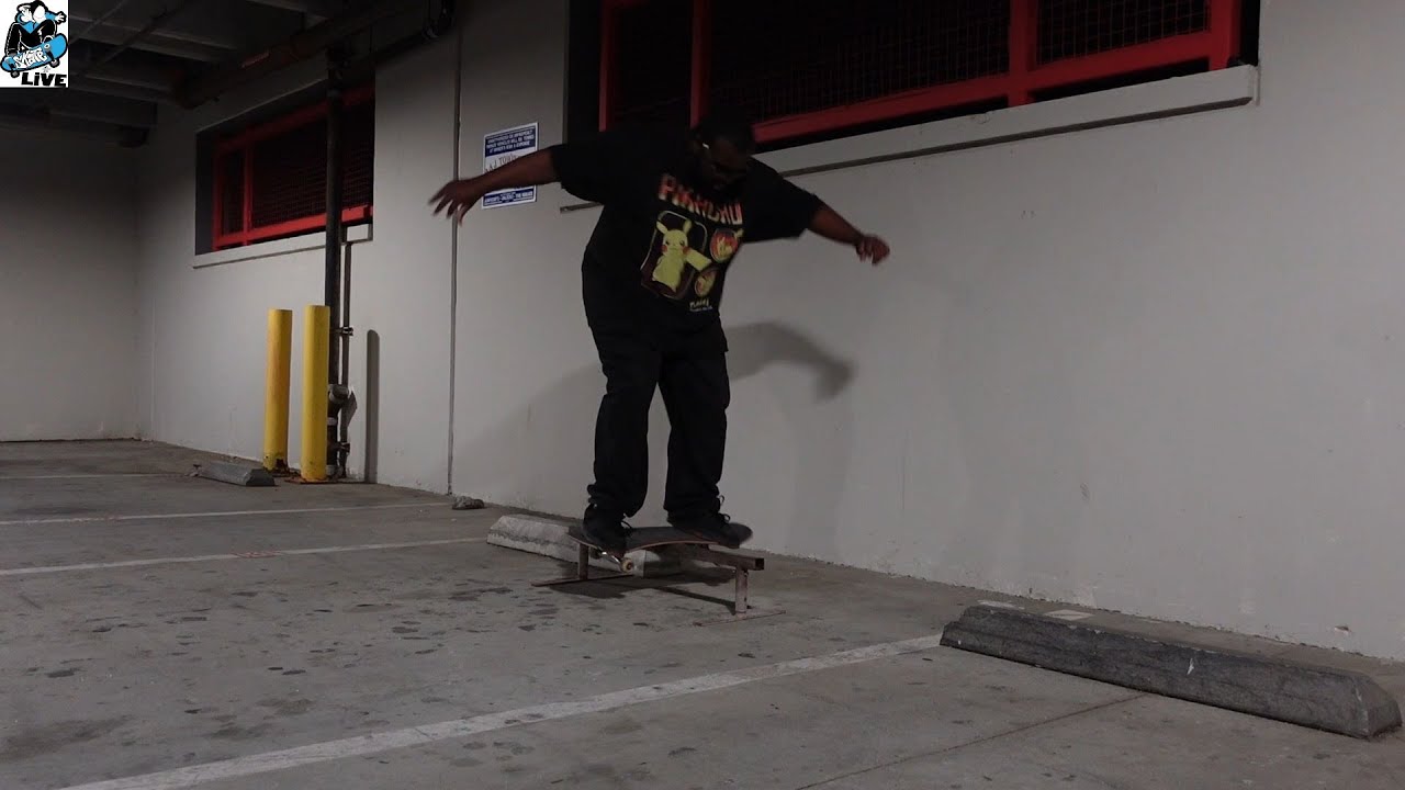 Trying To Learn How To Boardslide - YouTube