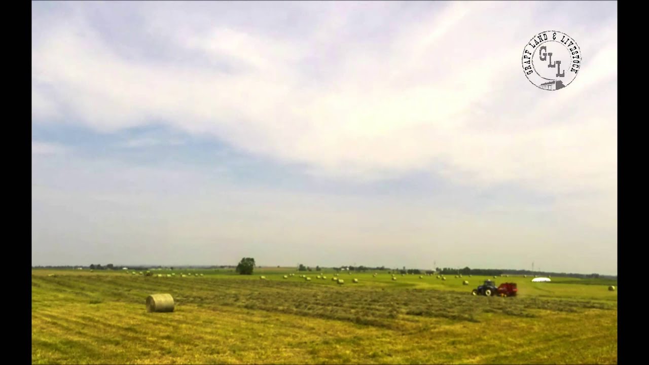 Time Lapse Raking & Baling Hay - YouTube