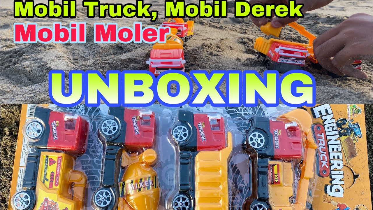 Unboxing Mobil Beko, Mobil Truck, Mobil Derek, Dan Mobil Moler. - YouTube
