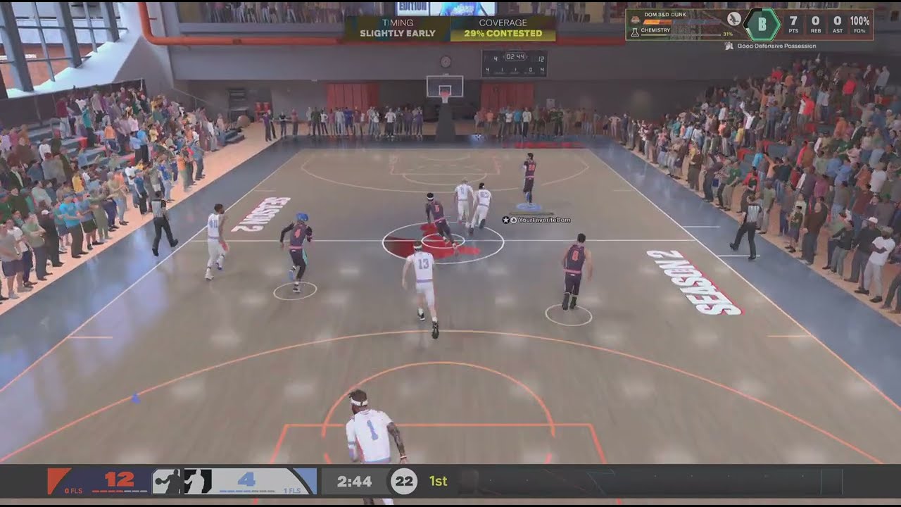Jumping Over Someone NBA 2K26 - YouTube
