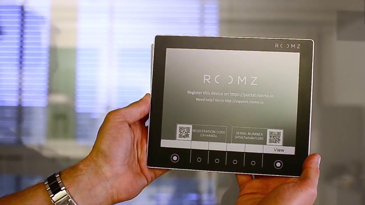 ROOMZ - Stick the Display on glass or a flat suface - YouTube