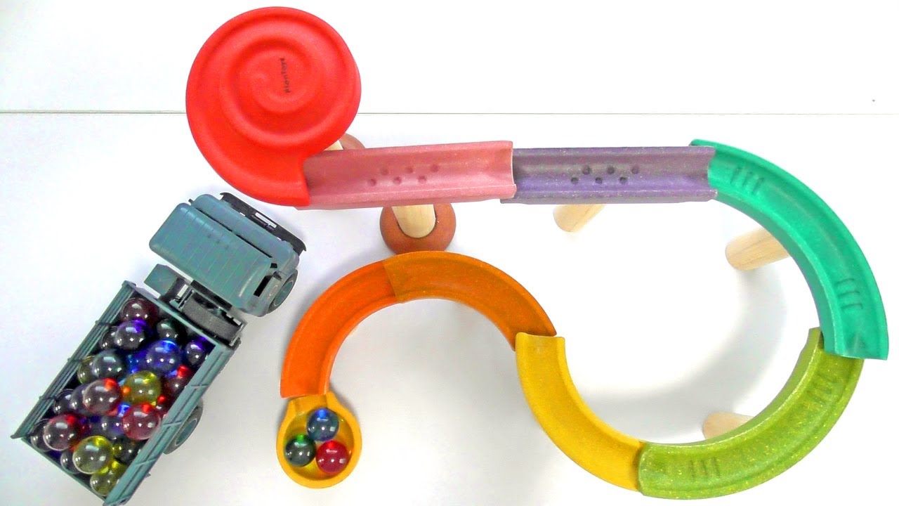 More than 5 types of water marble run races! Colorful course x ...