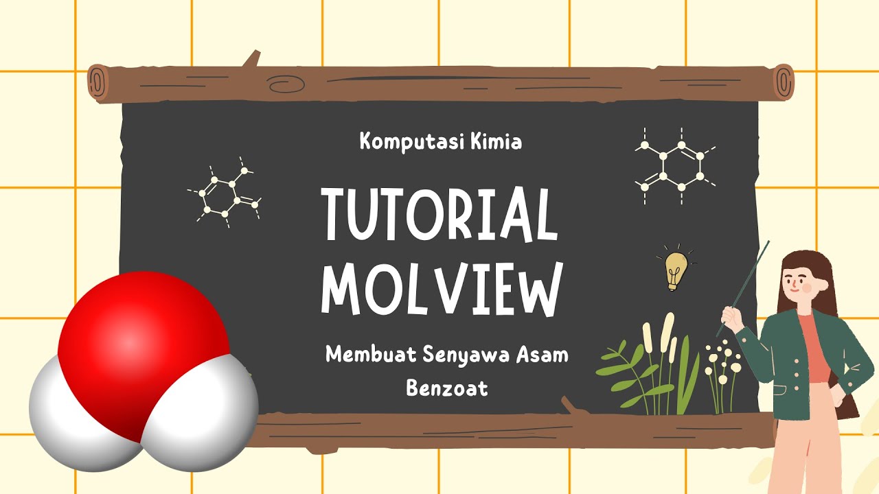 Tutorial Website Molview dan Pembuatan Struktur 2D & 3D Senyawa Asam Benzoat (C7H6O2) - YouTube