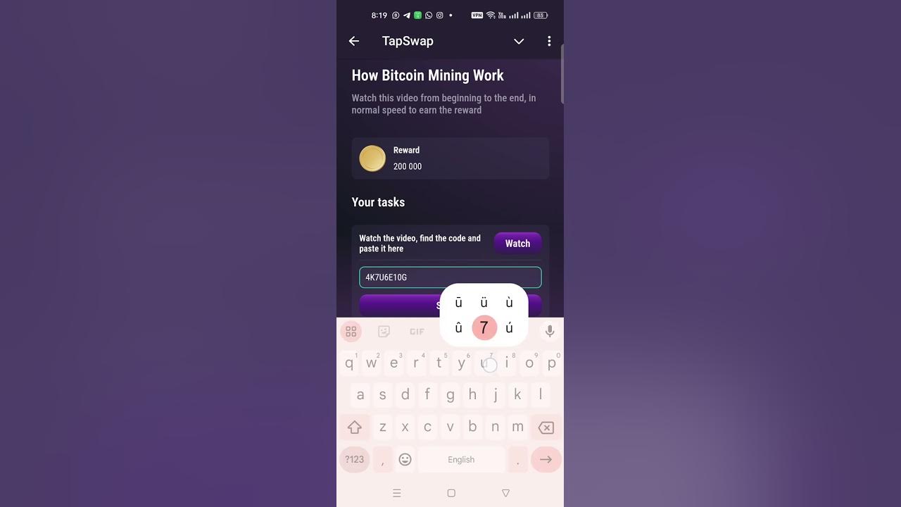 Tapswap Code How Bitcoin Mining Work Code Tapswap How Bitcoin Work