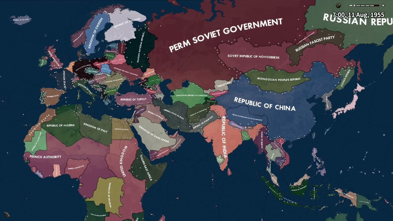 China Being "Democratic"- Thousand Week Reich Mod- Hoi4 Timelapse - YouTube