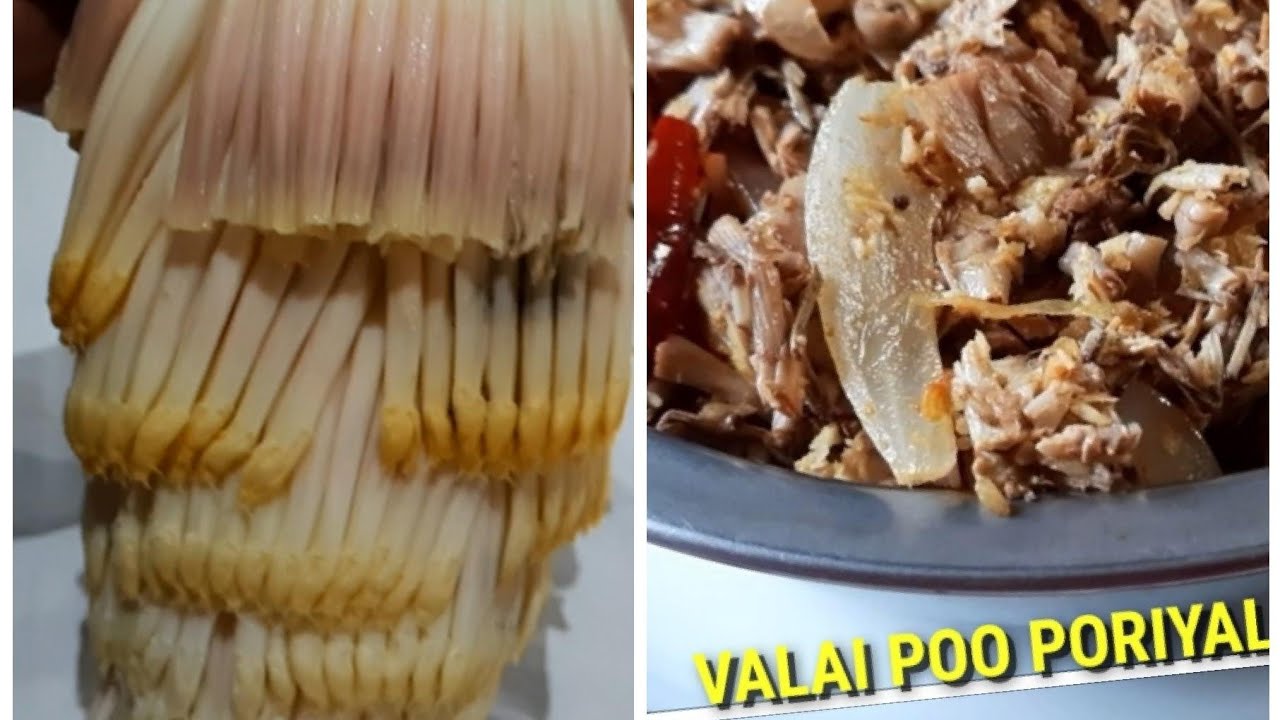 VAALAI POO PORIYAL《வாழைப்பூ பொரியல் 》 - YouTube