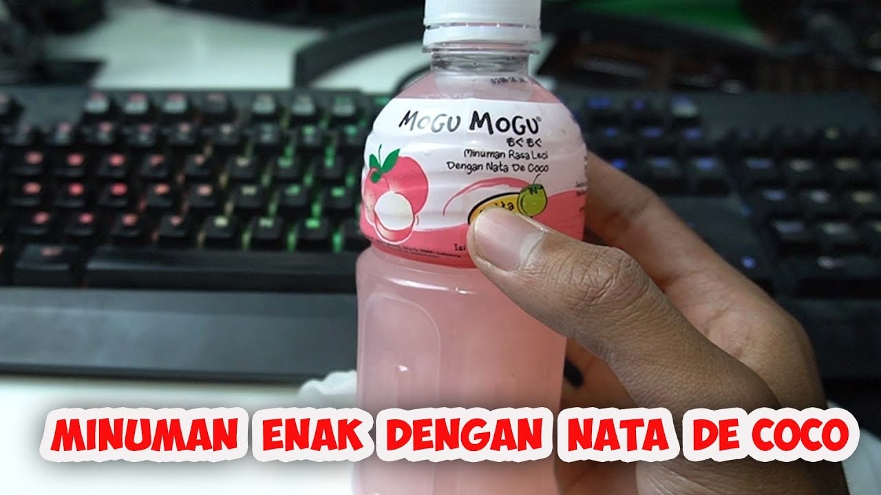 Minuman enak di alfamart review mogu mogu rasa leci - YouTube