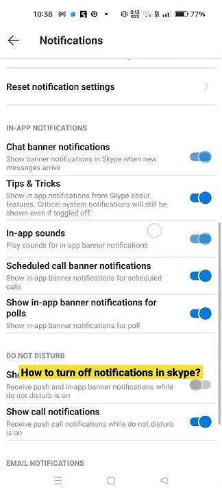 How to Turn Off Notifications in Skype? #shorts #howto #skype #tutorial ...
