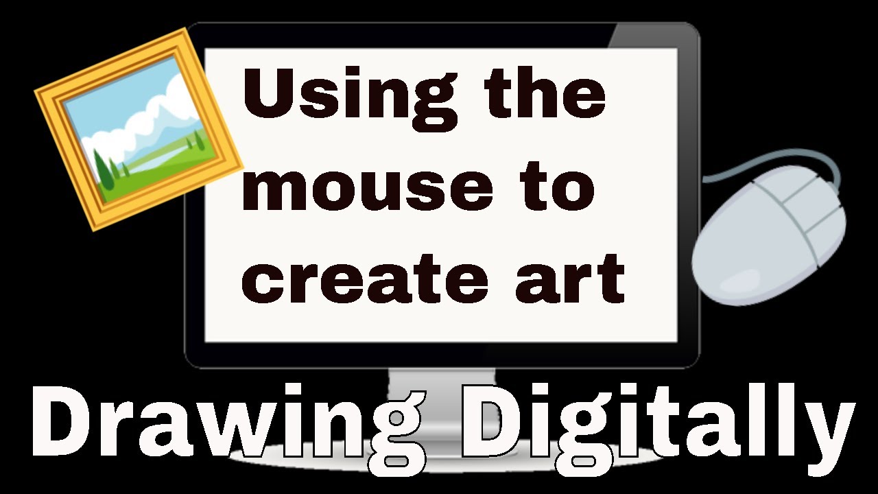 How to use a Computer mouse to create art. - YouTube