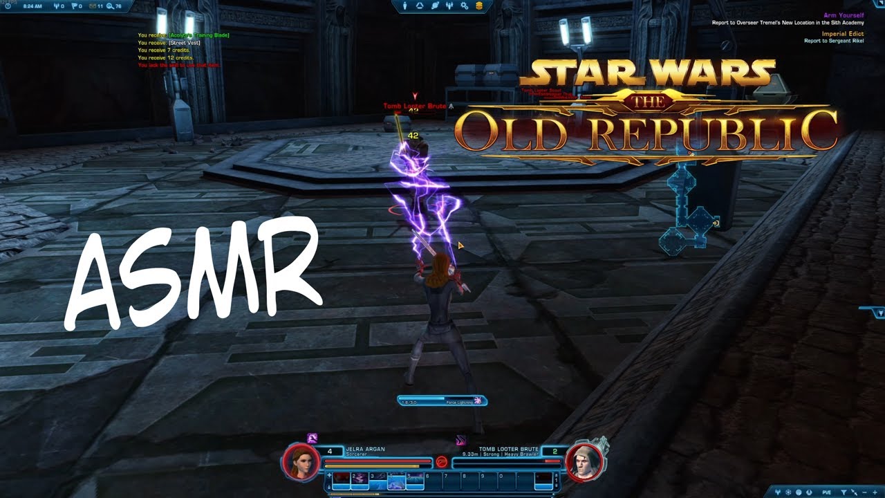 ASMR Let's Play | Star Wars The Old Republic | Sith Warrior! - YouTube
