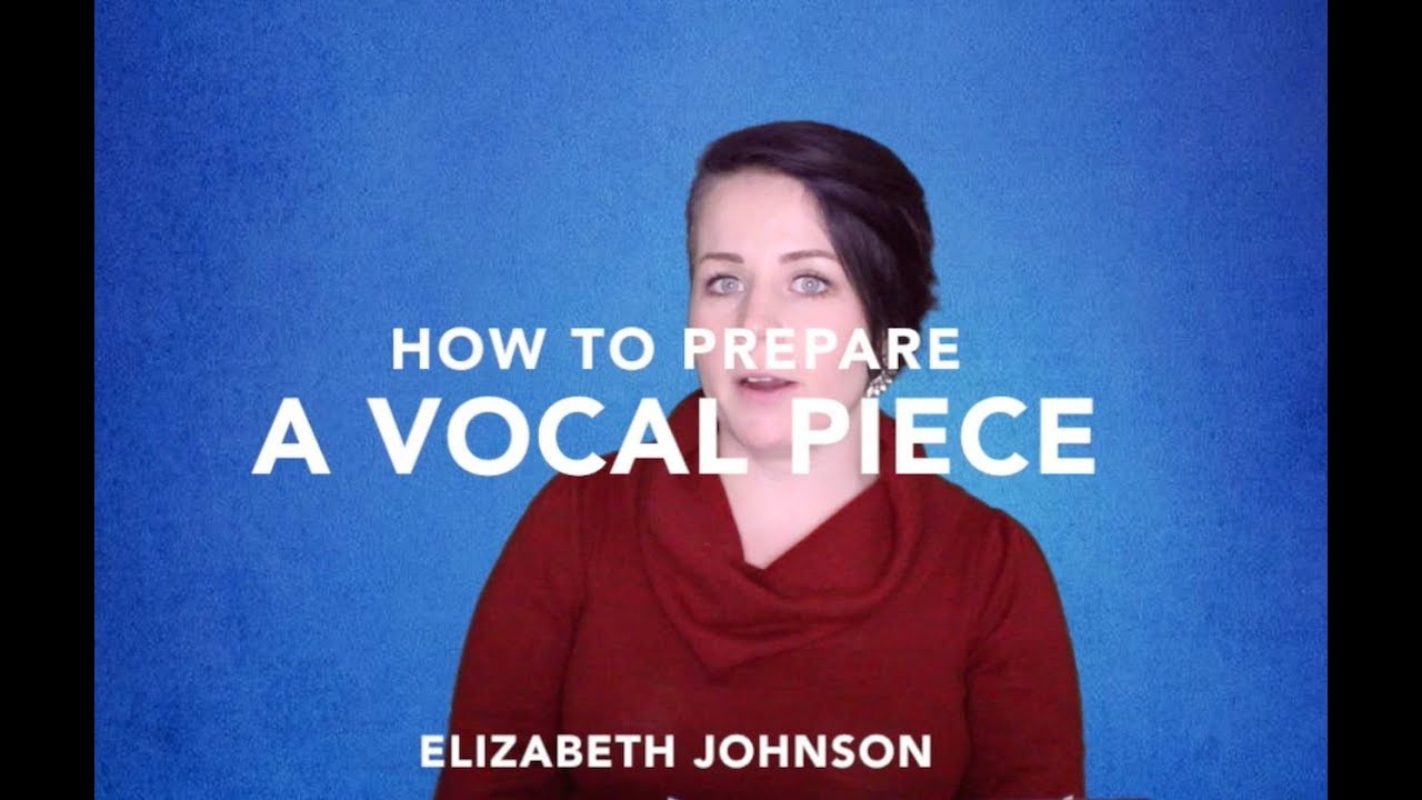 Vocal Tutorial - How to Prepare a Vocal Solo - YouTube