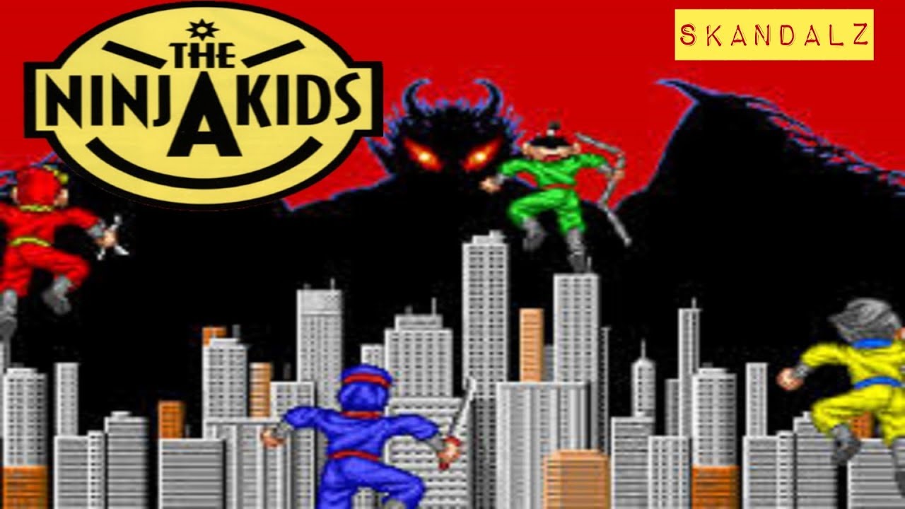 The Ninja Kids (MAME/Arcade) Coop-Local [Completo] - YouTube