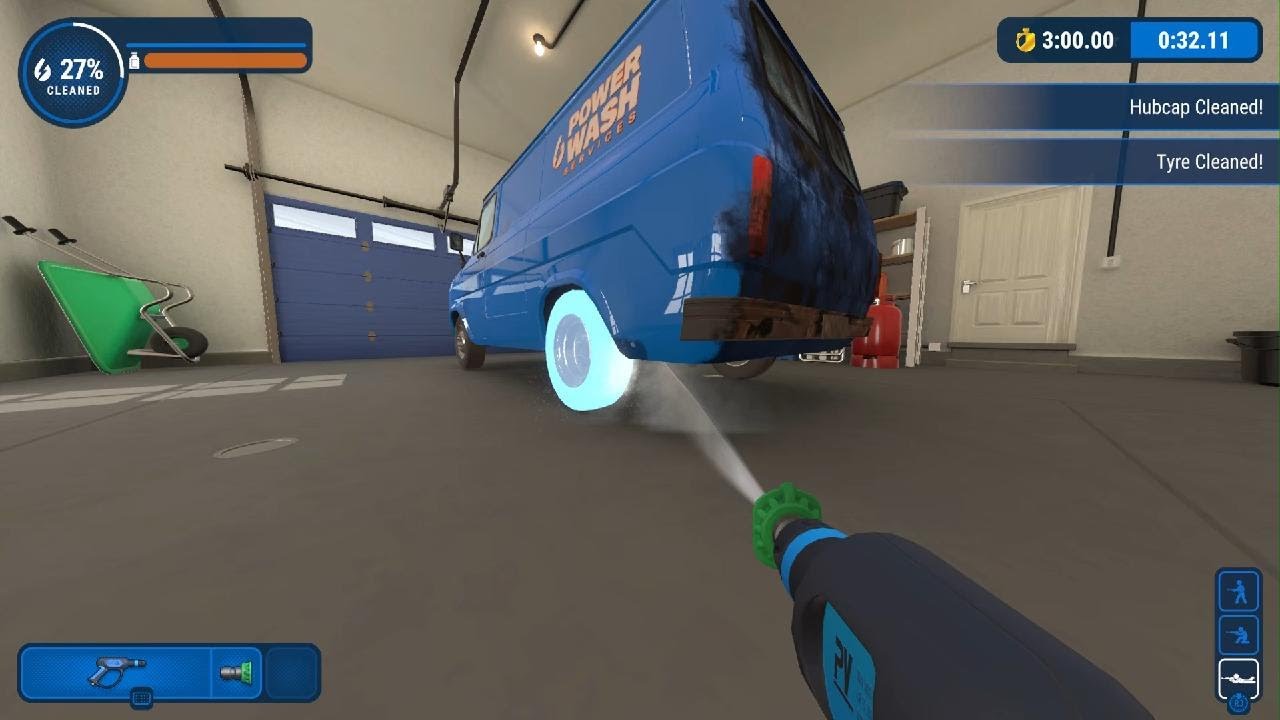 Power Wash simulator Clean the van base equipment speedrun world record ...