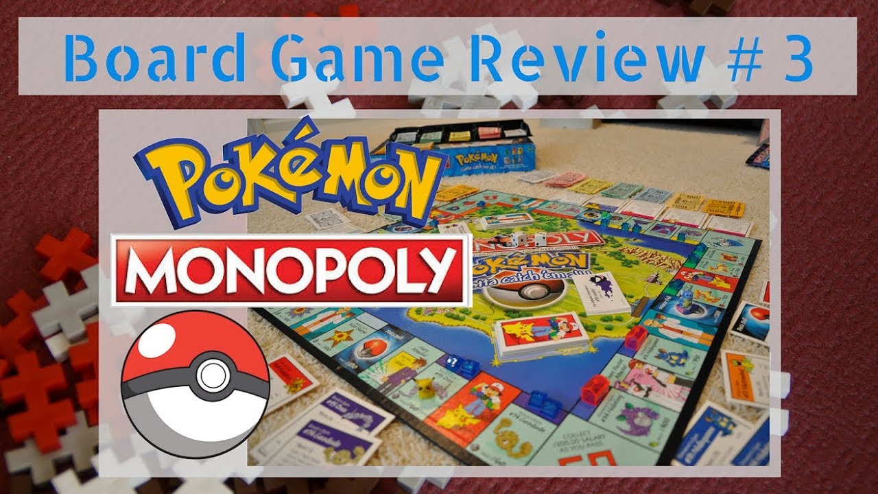 Board Game Review - Pokemon Monopoly - YouTube
