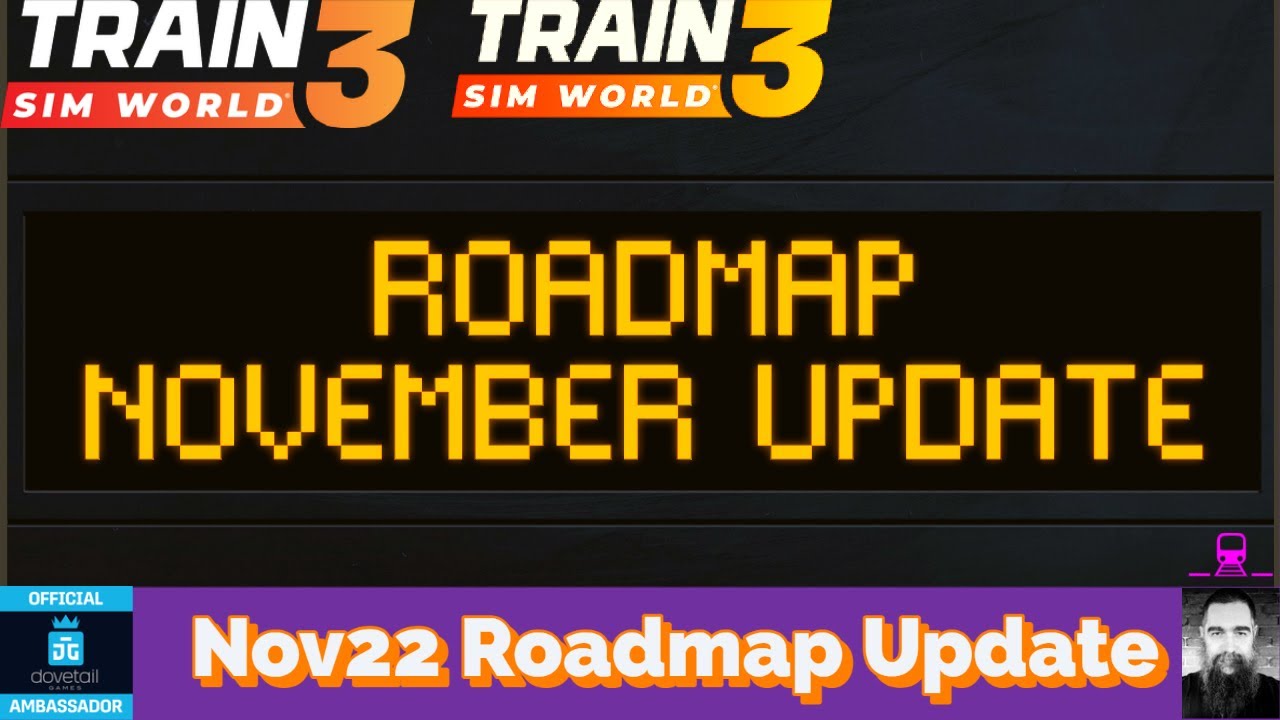 TSW3 November 2022 Roadmap - YouTube