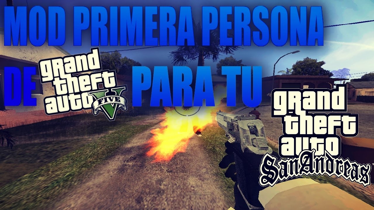Tutorial | Como instalar mod primera persona para GTA San Andreas - YouTube