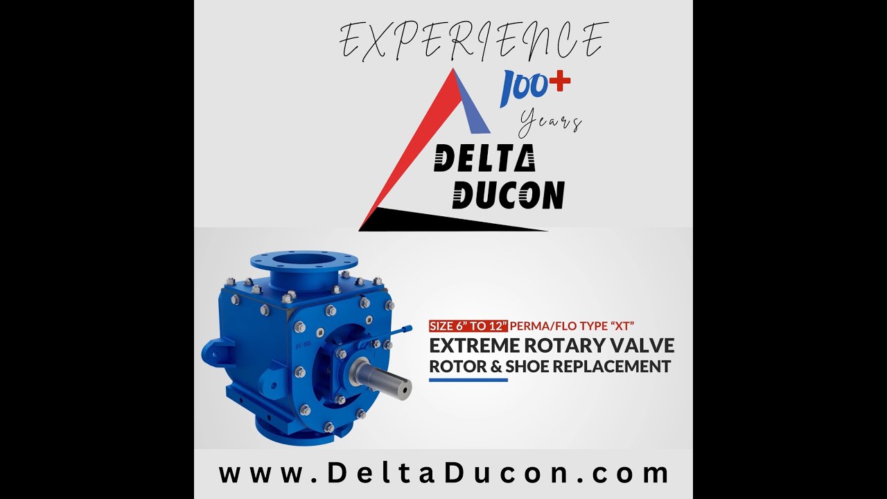 Delta Ducon Extreme Rotary Valve Rotor & Shoe Replacement (Type XT 6in to 12in) - YouTube