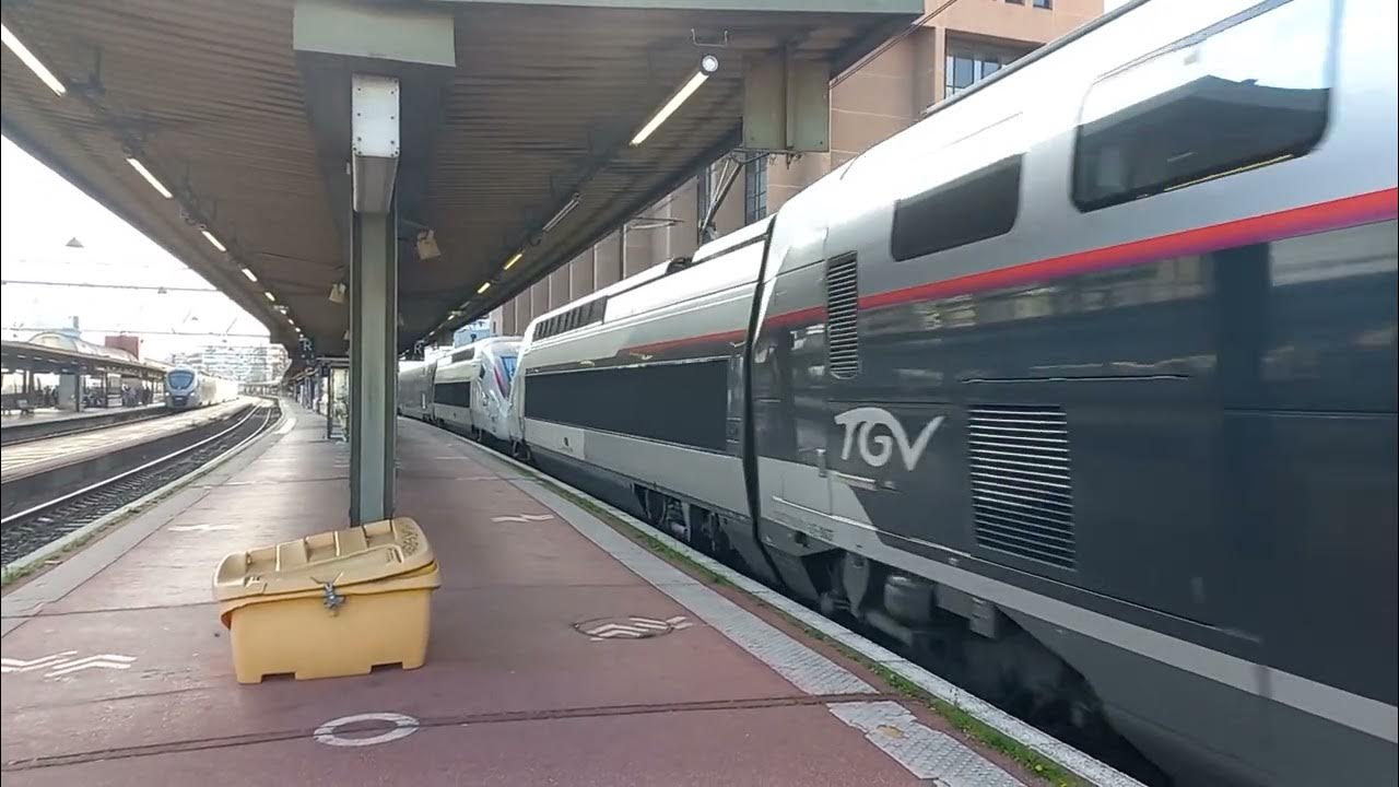 TGV InOui 861+862 con el TGV Lyon Perrache-Paris Gare de Lyon - YouTube