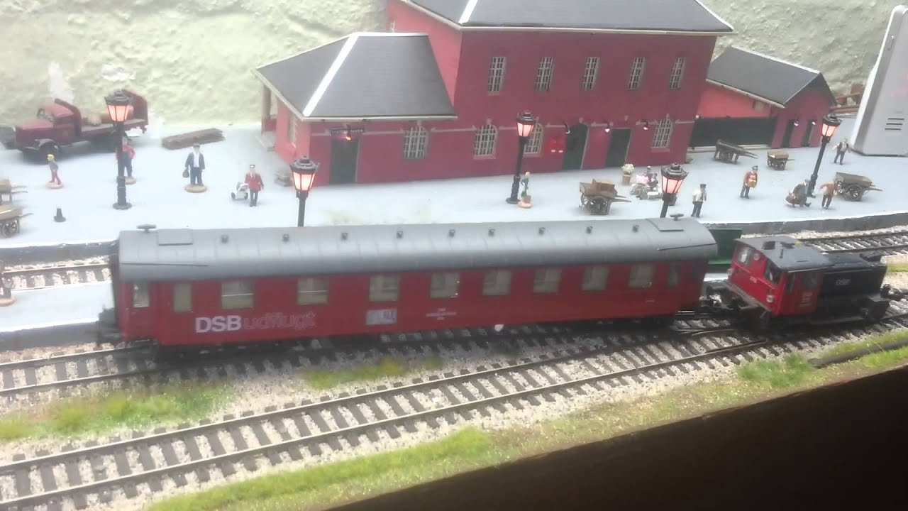 den røde DSB udflugt Buh vogn ☺ - YouTube