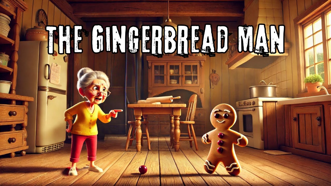 The Gingerbread Man Full Story | Animated Bedtime Stories for Kids ...