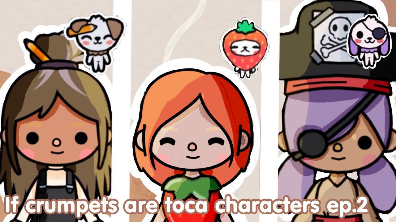 Crumpets as toca characters episode.2 🍓🧑‍🍳💦 ️[ doing your suggestions ...