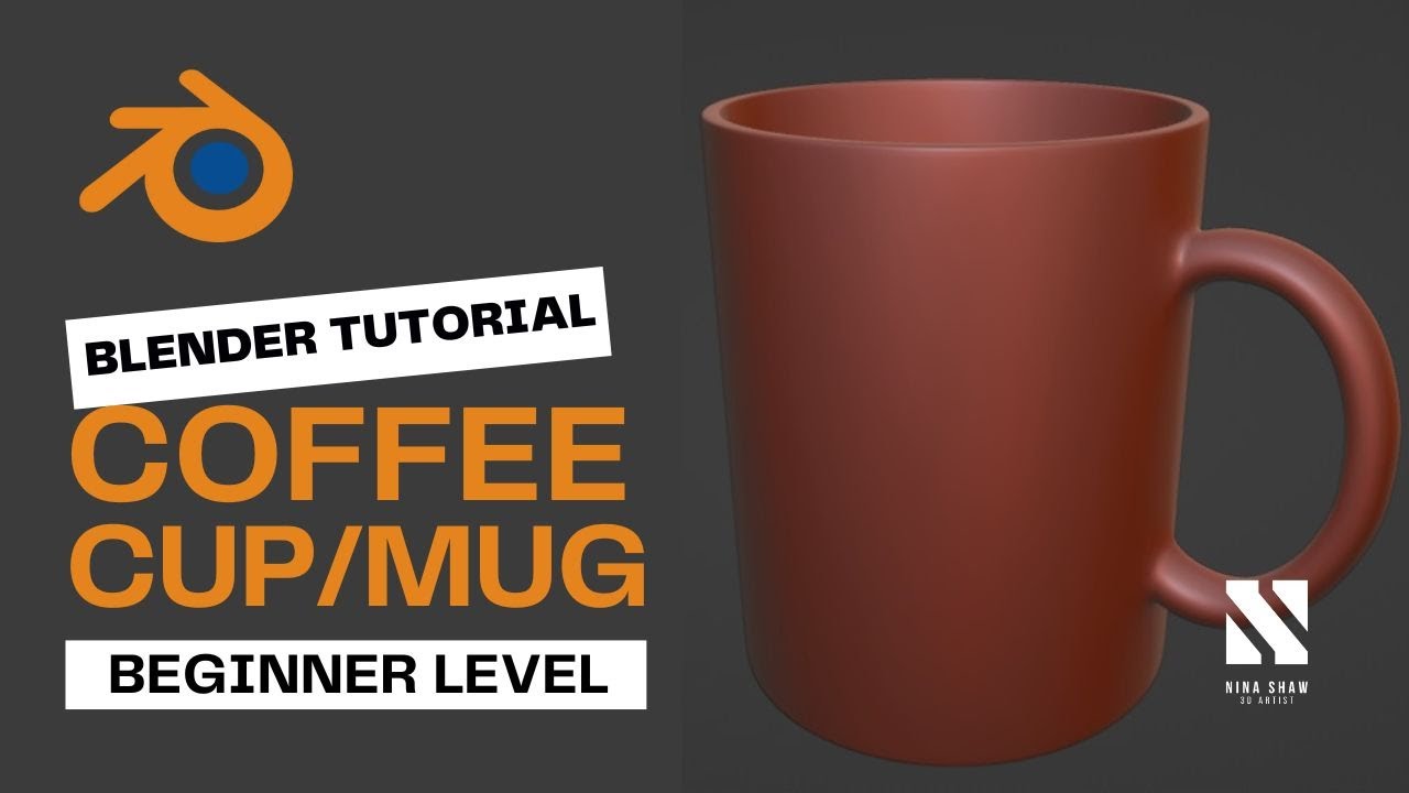 How to Model a Coffee Cup | Blender Beginner Tutorial - YouTube