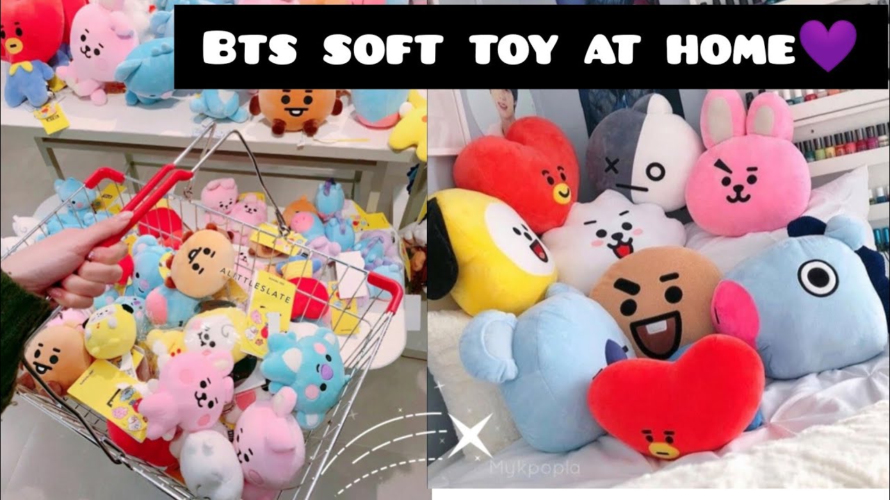 DIY BTS toy at home 💜 how to make BTS toy | bt21 toy at home 😱| BTS toy ...