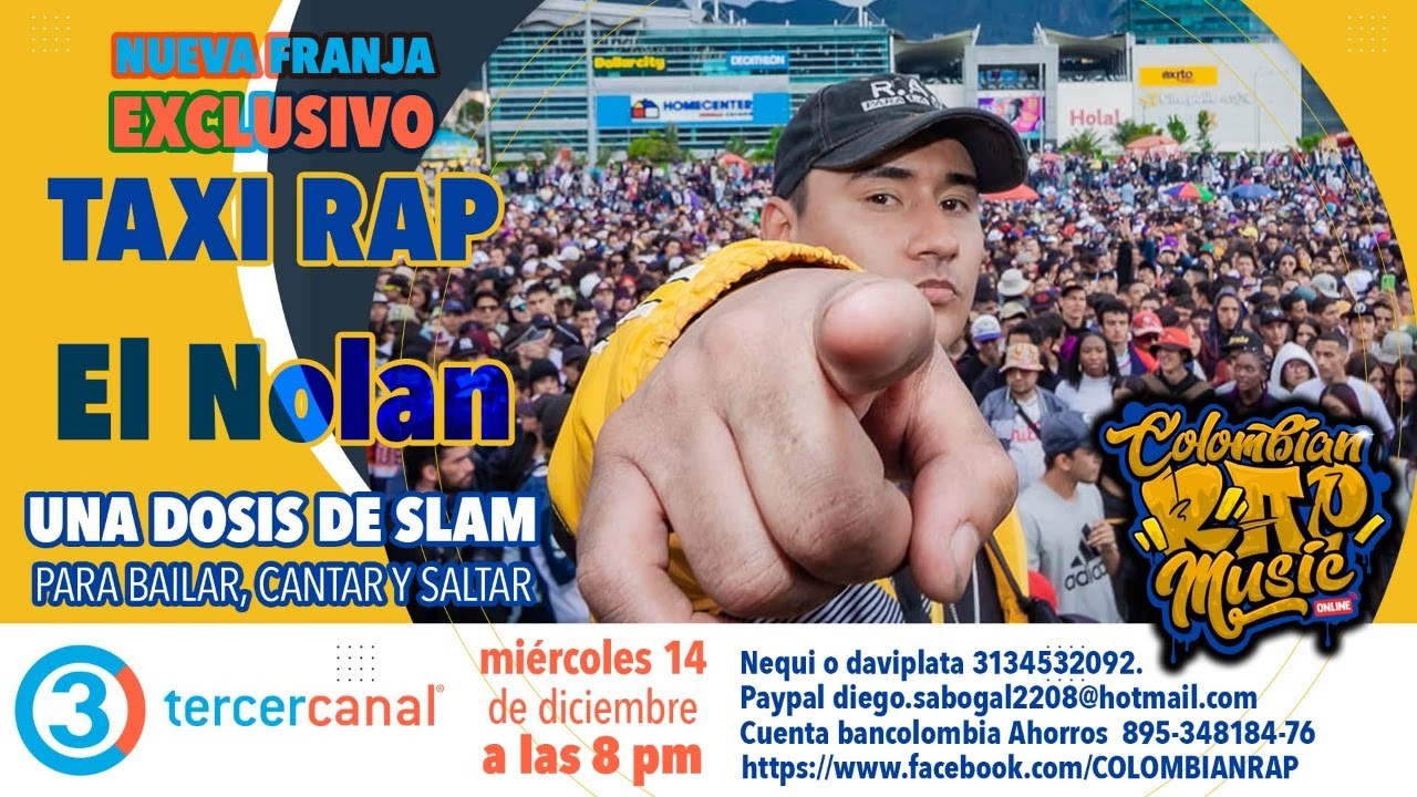 🎥 EL NOLAN 🎙️ - TAXI RAP 🚕 / UNA DOSIS DE SLAM PARA BAILAR, CANTAR Y ...