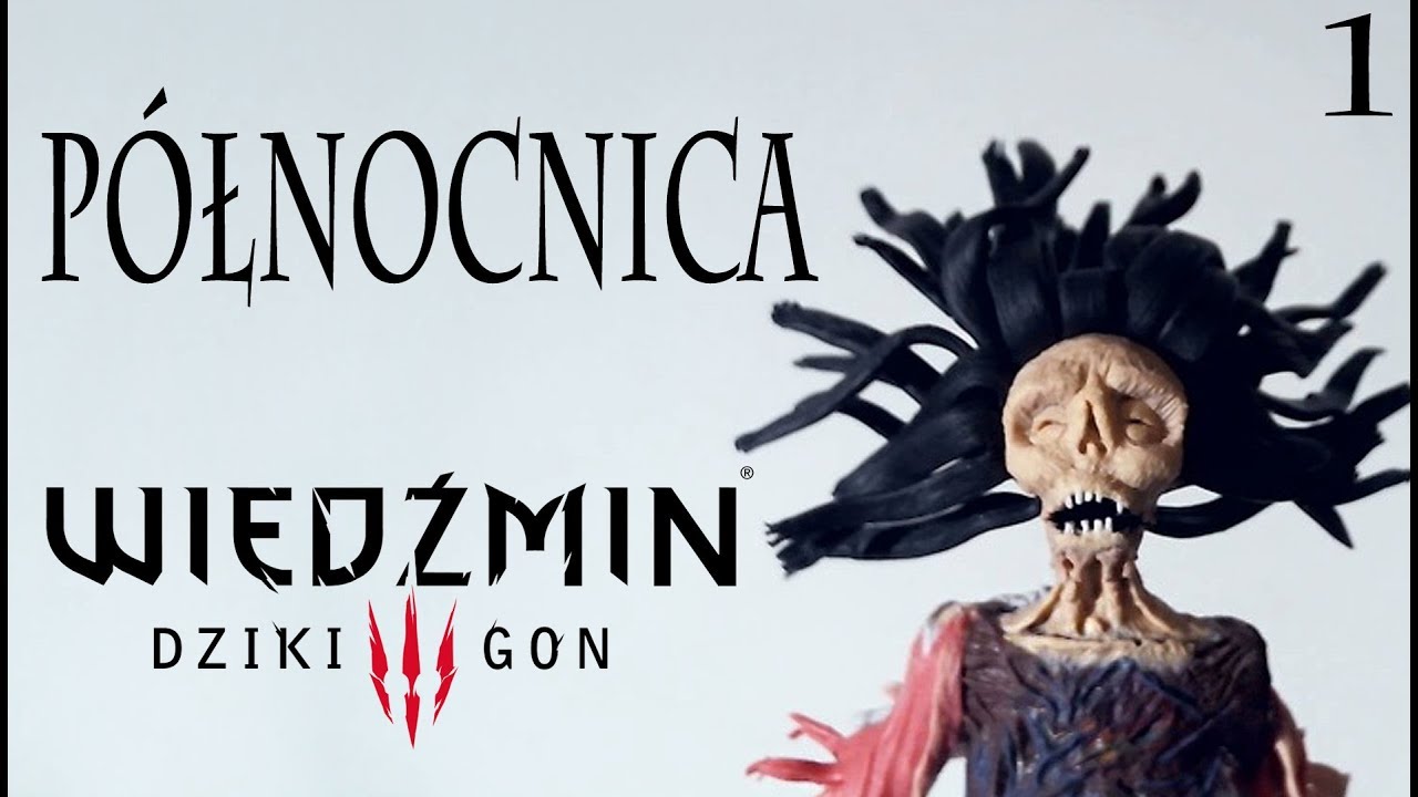 Polymer clay Północnica Wiedźmin 3 głowa, włosy/The Witcher III ...